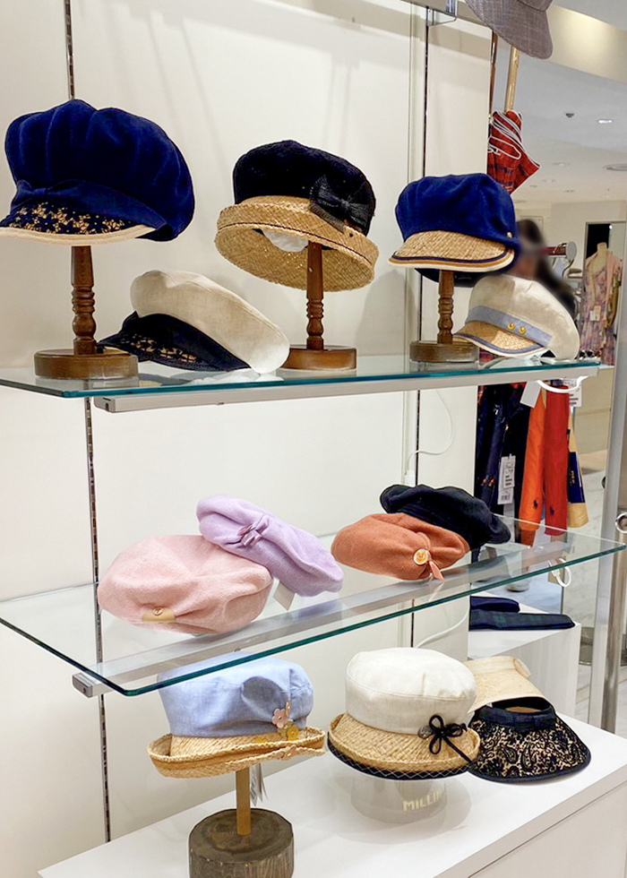 【松屋銀座】帽子フェア - 水野ミリナー株式会社